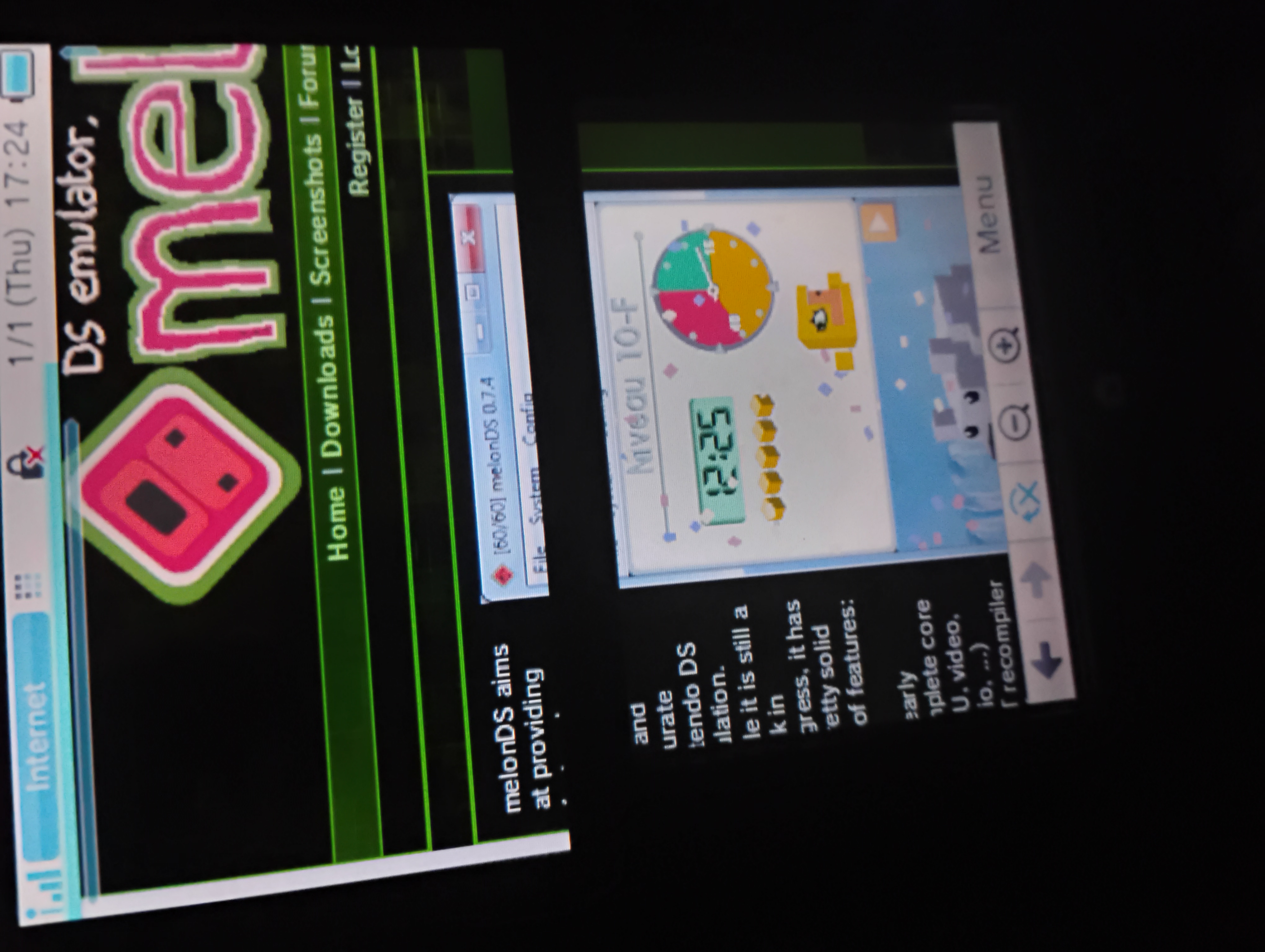Melonds webpage on 3ds - melonDS board
